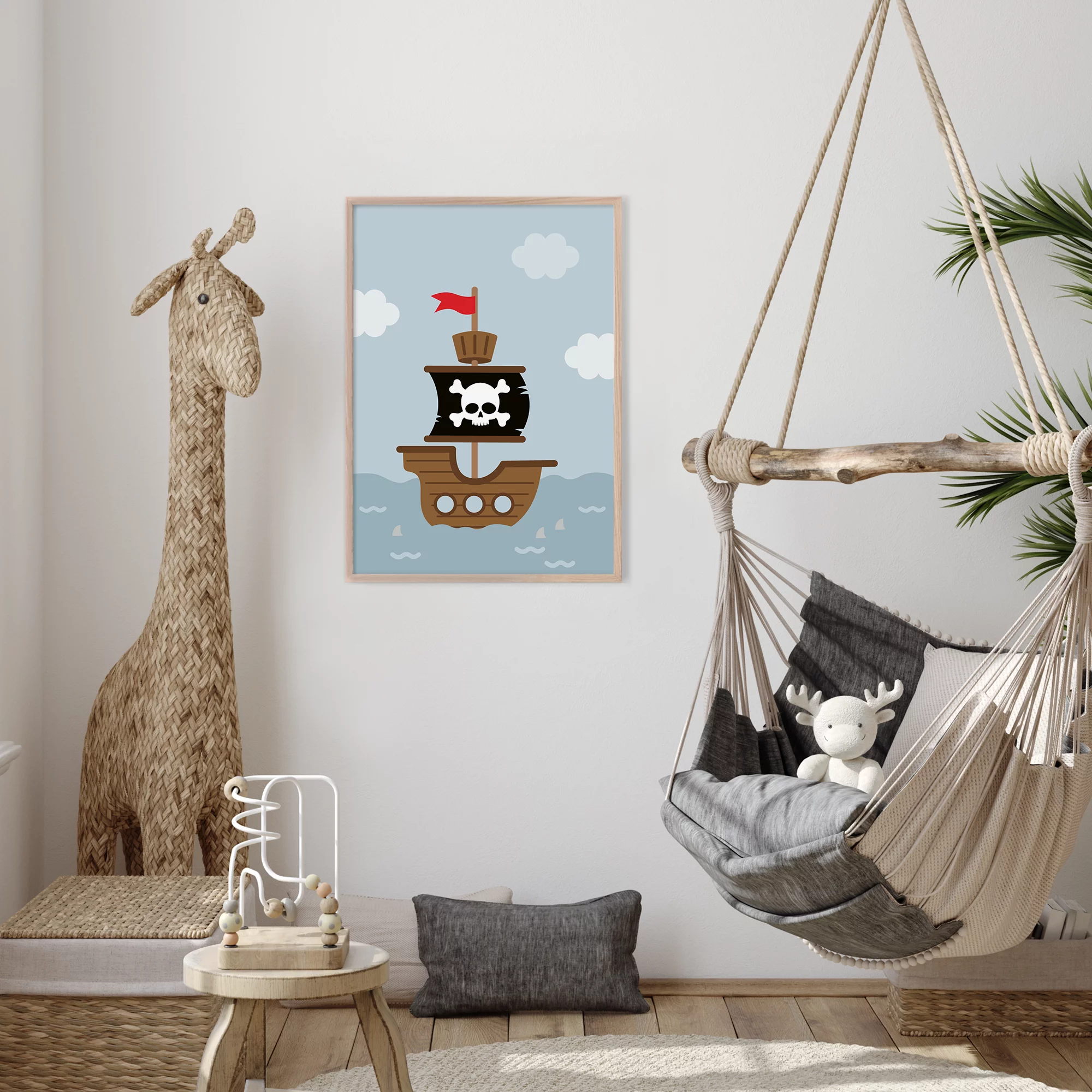 Posters med pirater | Magiska barnrum