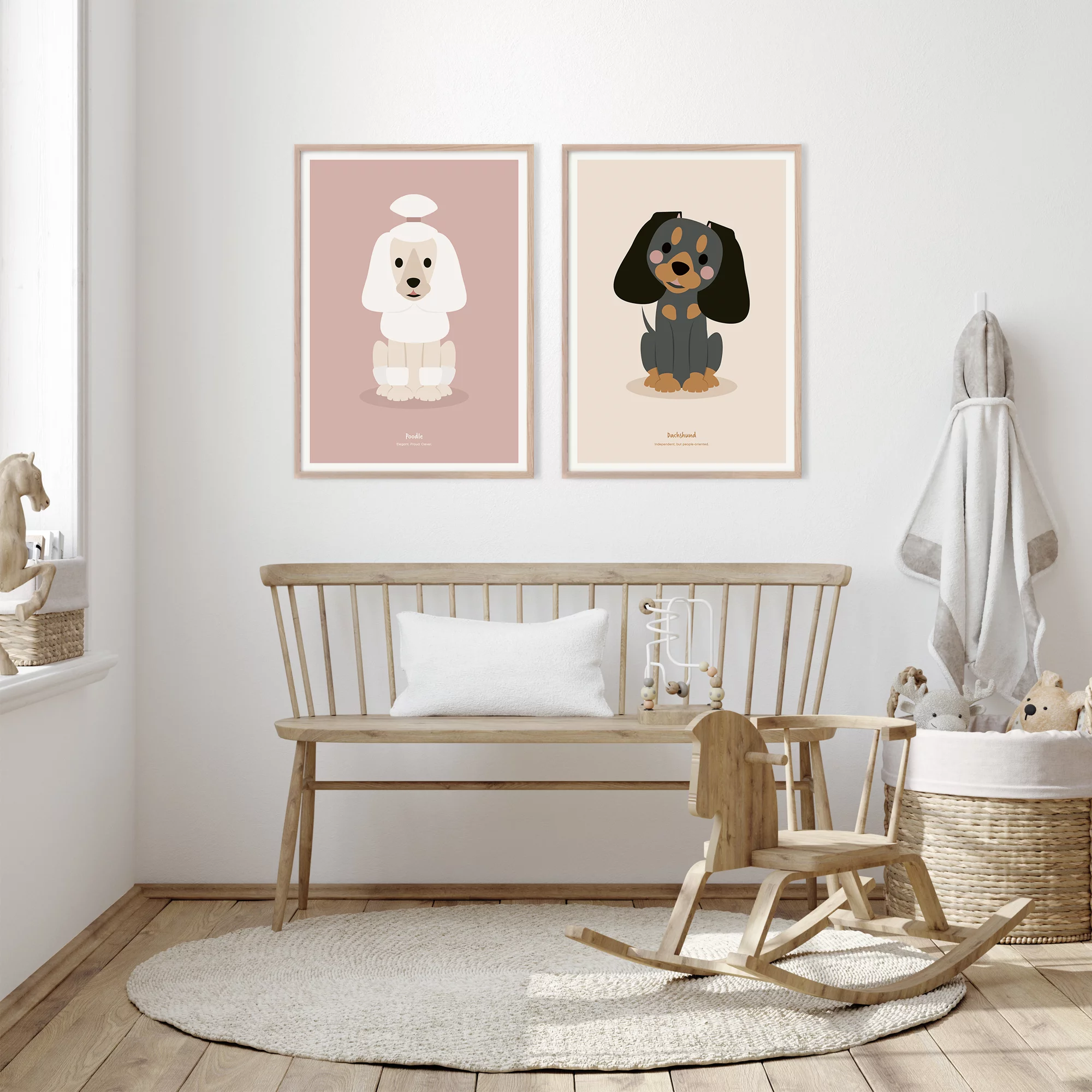 Posters med hundar | Magiska barnrum